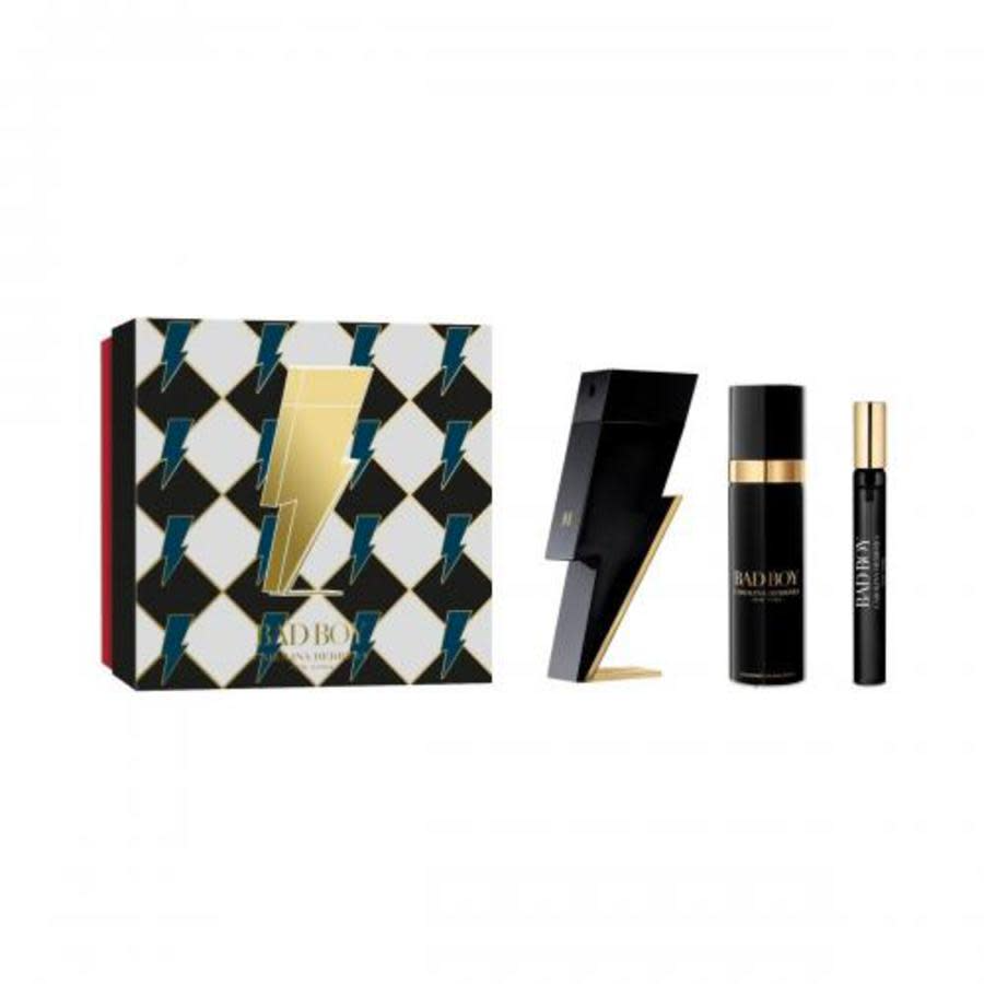 Alfatah Mall CAROLINA HERRERA BAD BOY FOR MEN 3PC GIFT SET | Daraz.pk