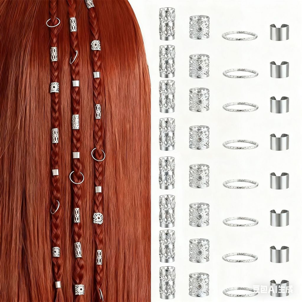 Enacolor 40Pcs/Set Wig Clips DIY Braid Accessories Hollowed-out Braid ...