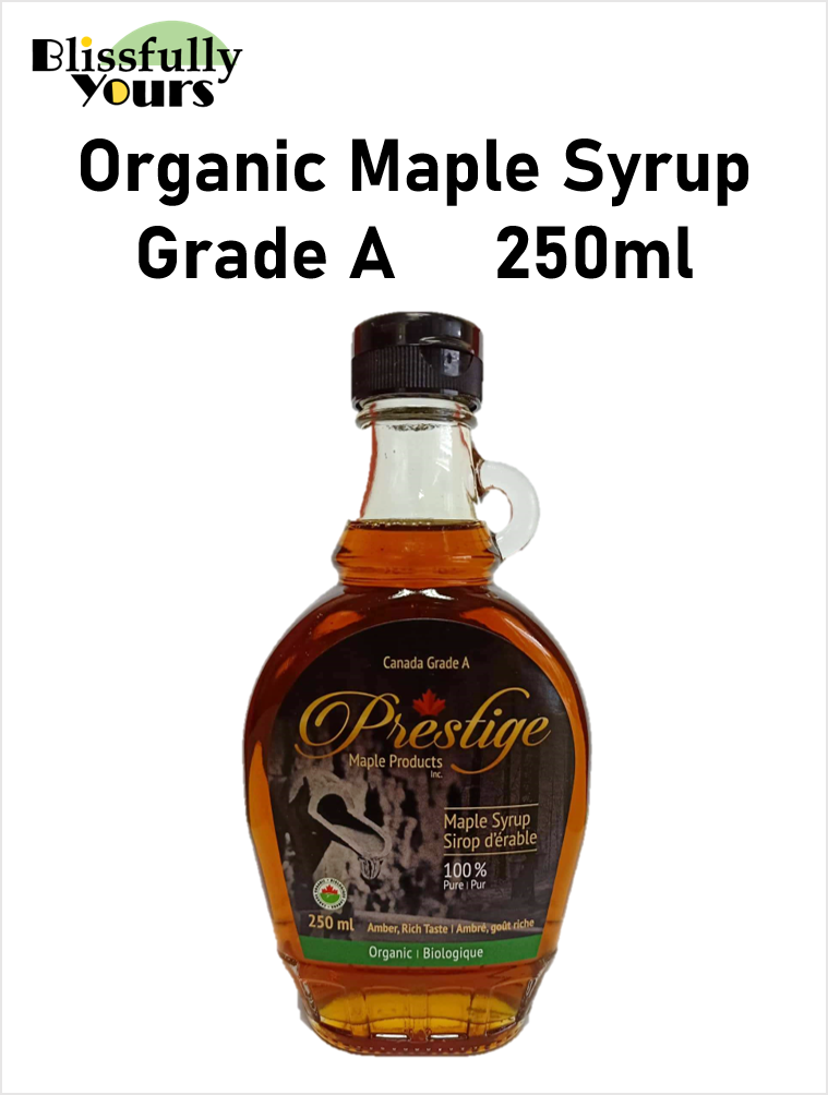 100% Pure Organic Maple Syrup (PRESTIGE - CANADA GRADE A) / Sirap Maple ...