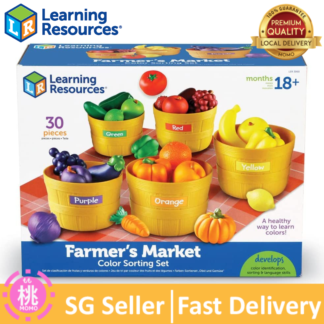 Learning Resources Farmers Market Color Sorting Set | Lazada Singapore
