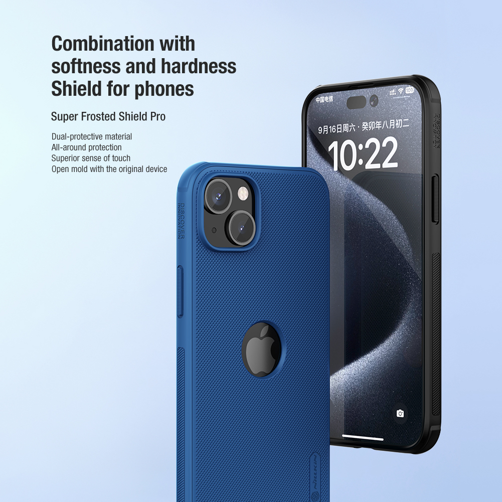 Nillkin โล่ PC TPU เคส สำหรับ iPhone 15 Plus เคสโทรศัพท์ Luxury Frosted PC TPU Hard Protection ...