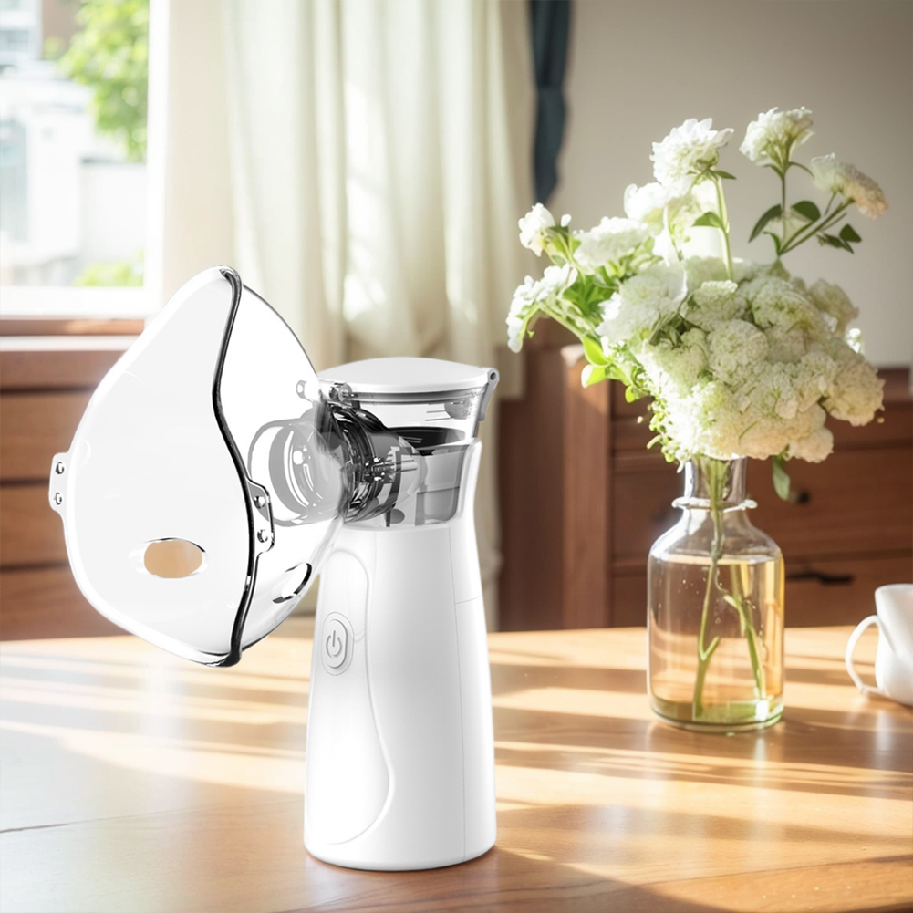 Portable Family Mesh Nebulizer Inhaler Low Noise Mini Silent Steam ...