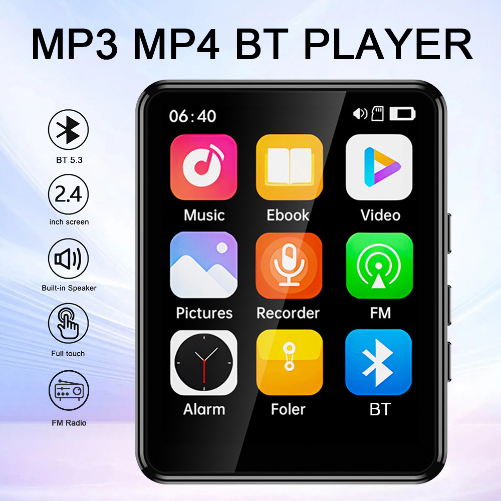 【Versatile】 2.4Inch MP3 Music Player with 5.3 HiFi MP4 Walkman Full ...