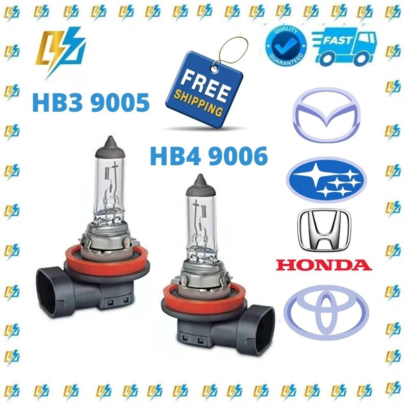 Halogen Headlight HB4 9006 (1pc )Bulb For Honda Toyota Mazda 汽车大灯 ...