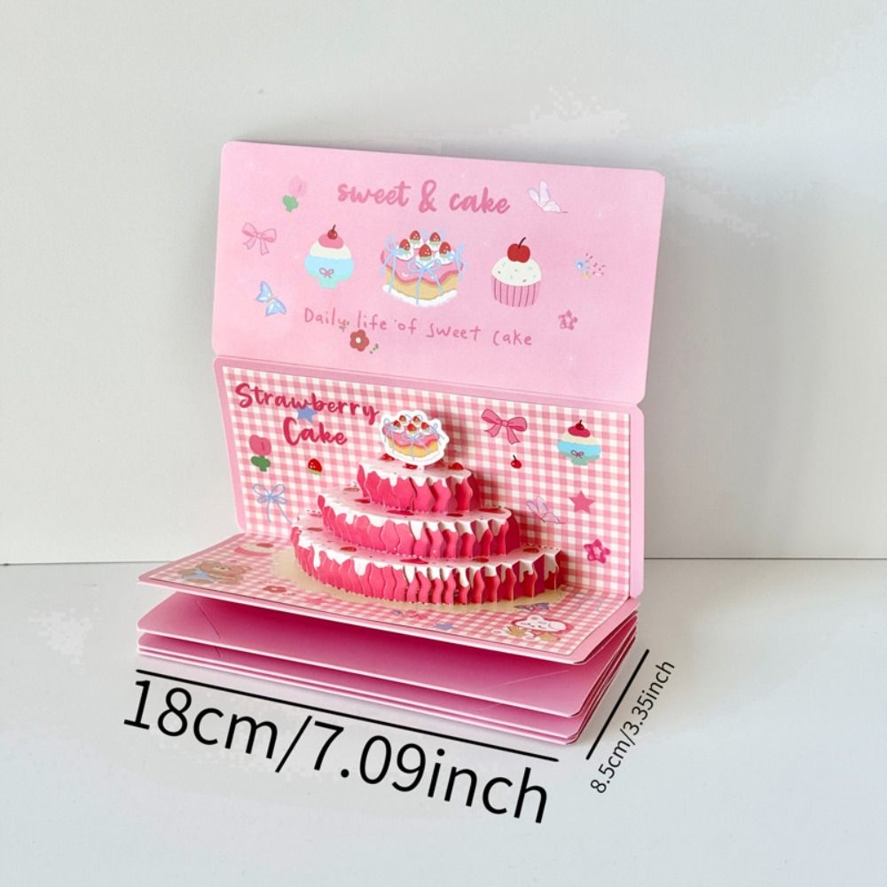 Greeting Card 3 D Pop-Up Folding Birthday Red Envelope 6 Slots ...