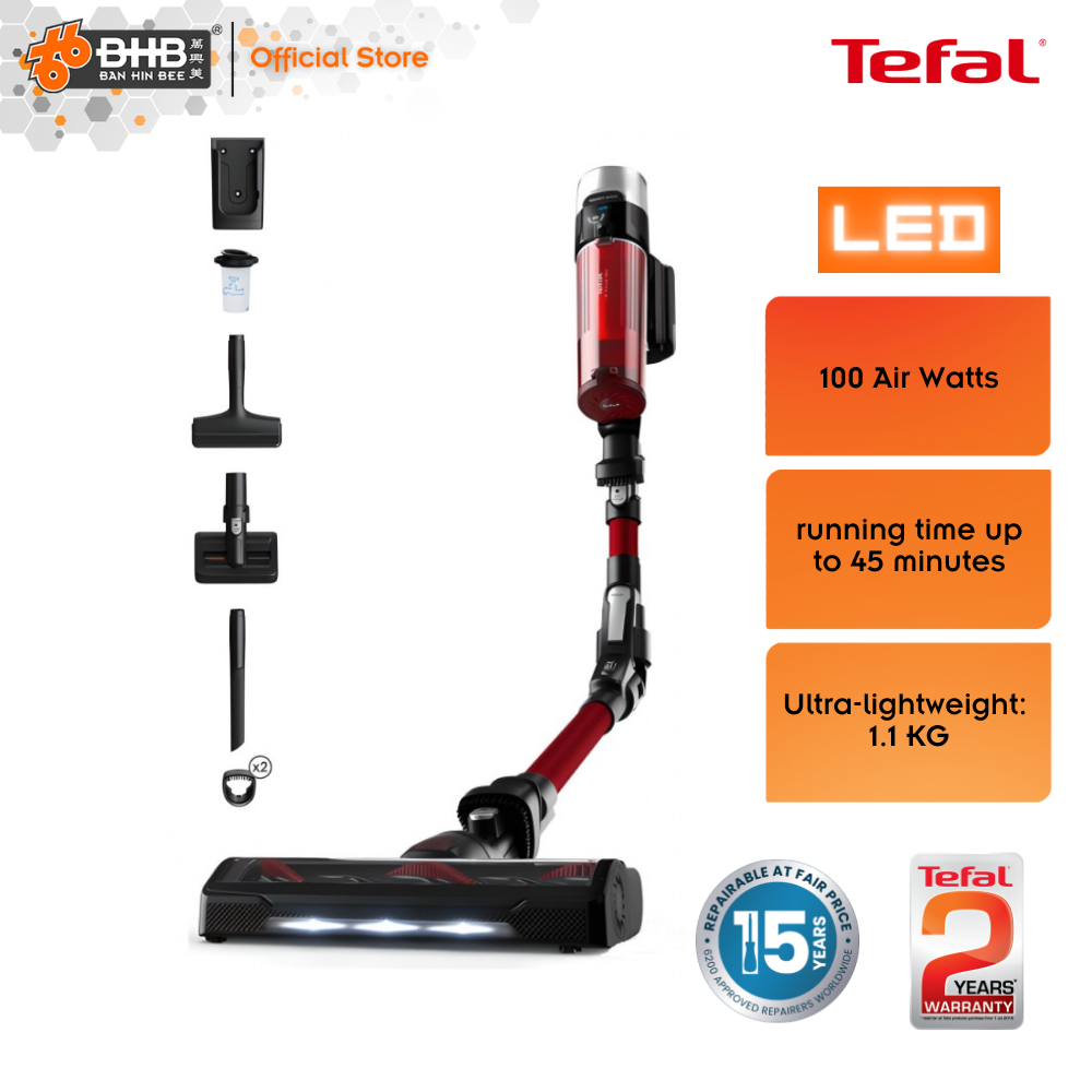 Tefal TY2079 Vacuum Cleaner X-Force Flex Handheld Stick Cordless Flexi ...