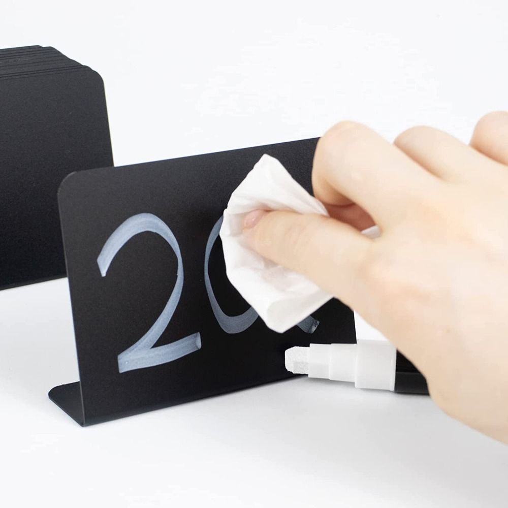 Reusable Birthday Tabletop Marker Reserved Writing Stand Display Stands ...