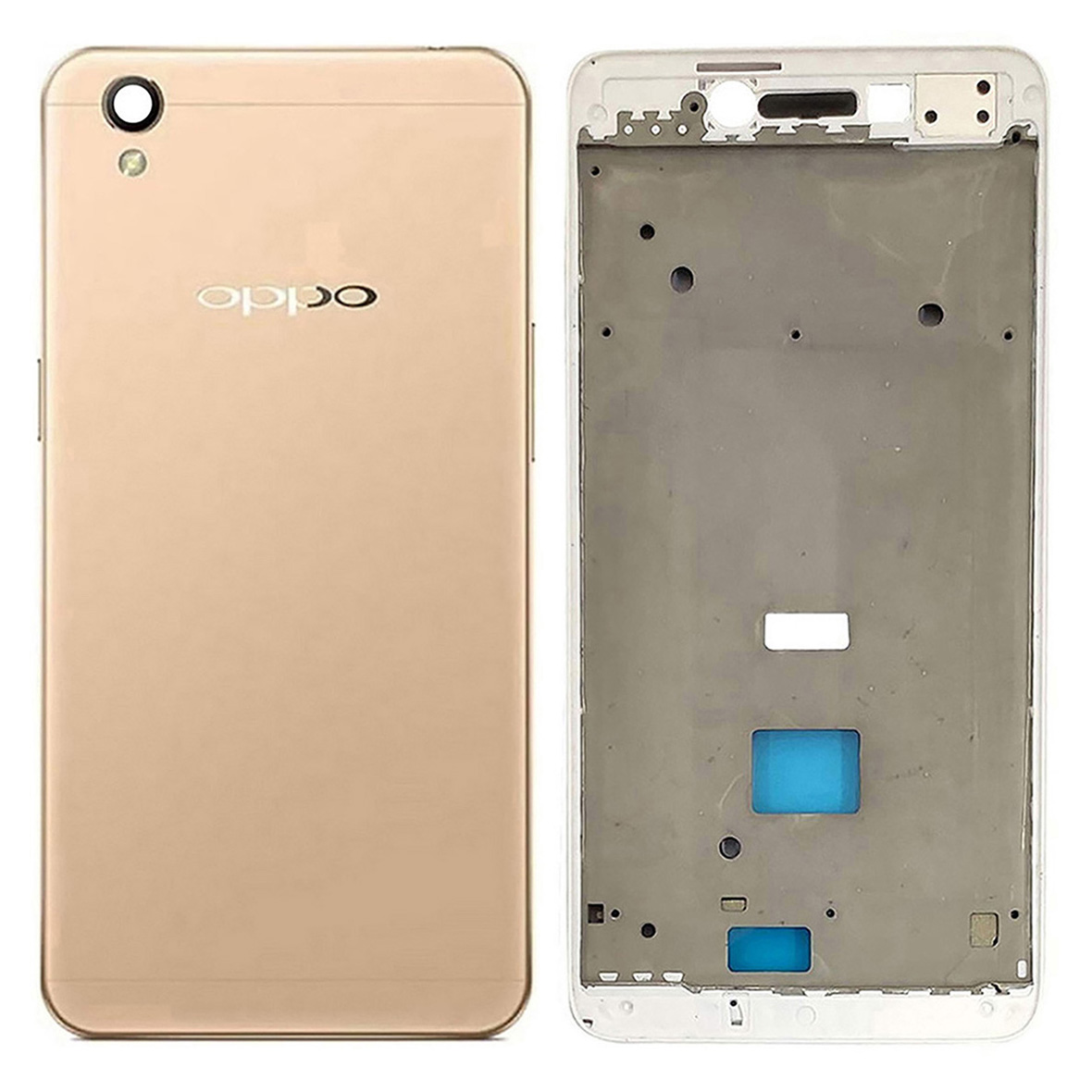 Oppo A37 Middle Frame Housing with Power Volume Buttons & Camera Lens ...