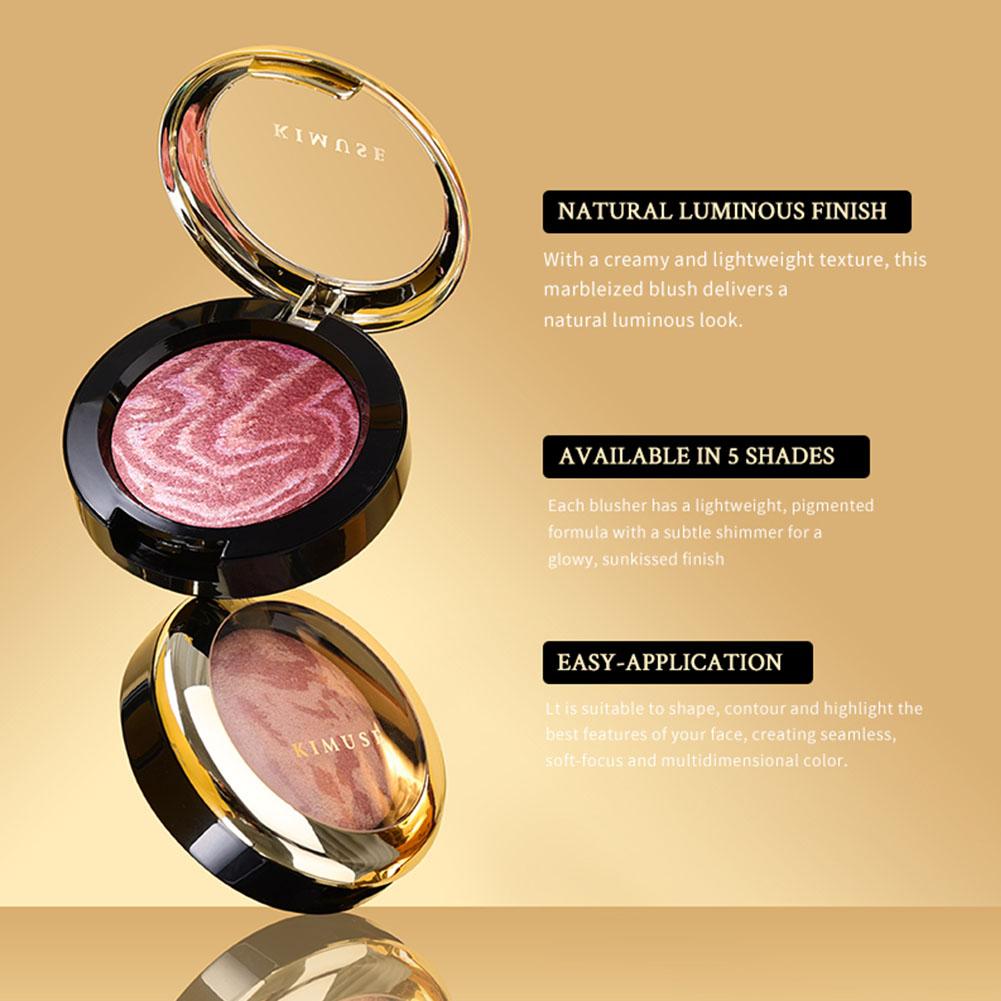 Lighting Glow Baked Blush Marbleized Blush Powder Blush Waterproof ...