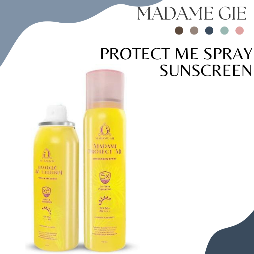 Madame Gie Protect Me Sunscreen Spray SPF50 PA++++ / 5X More Effective ...
