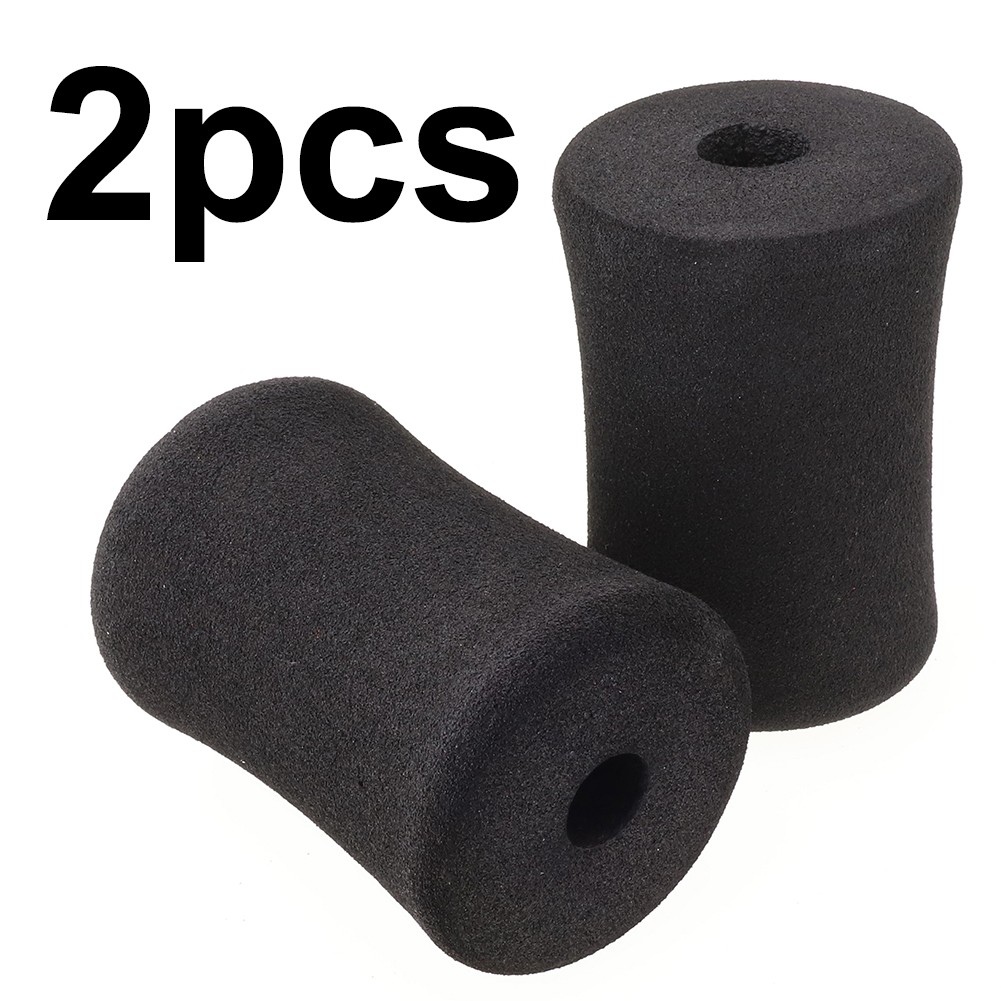 Rollers Set Foot Foam Pad 1Pair Black Exercise For Leg Extension Gym ...
