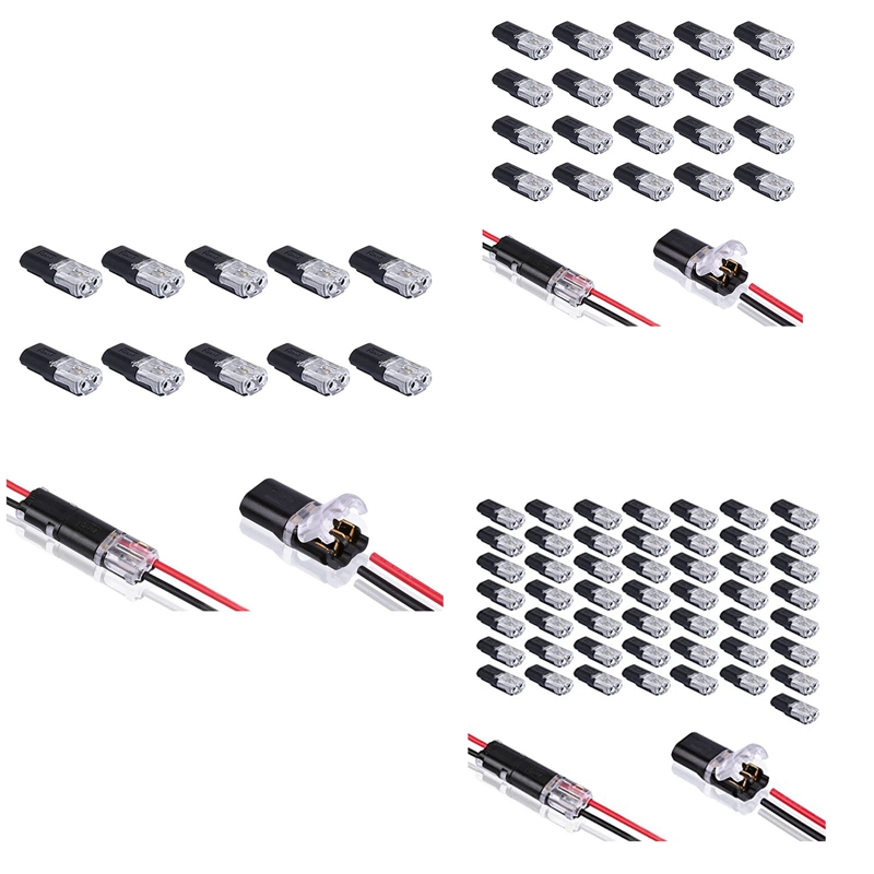 Double-Wire Plug-in Connector with Locking Buckle,Pluggable Connectors ...