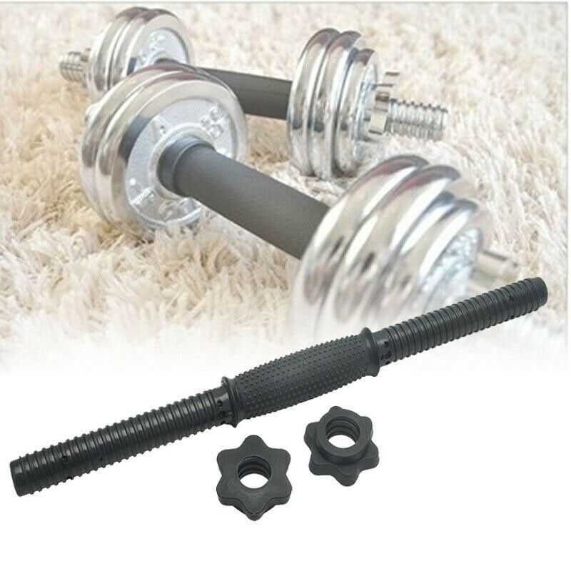 【00e466ed】17.7inch Bars Threaded Dumbbell Set for Home Fitness Exercise ...