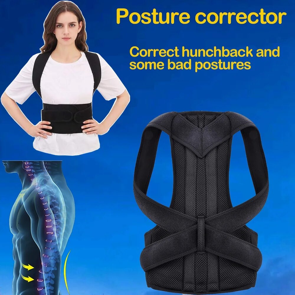 Posture Corrector For Correct bad posture Back belt Brace spine Back ...
