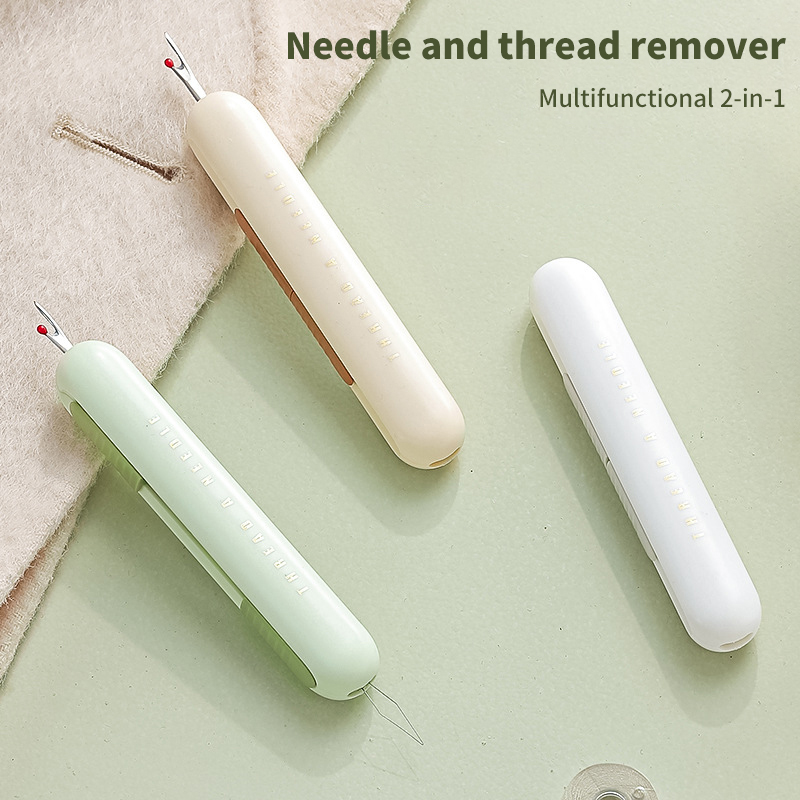 Needle Threader For Hand Sewing 2-In-1 Stitching Remover And Threader ...