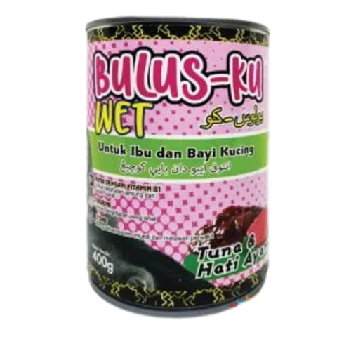 Bulus-Ku Cat Canned Wet Food / Makanan Basah Kucing - 400G | Lazada