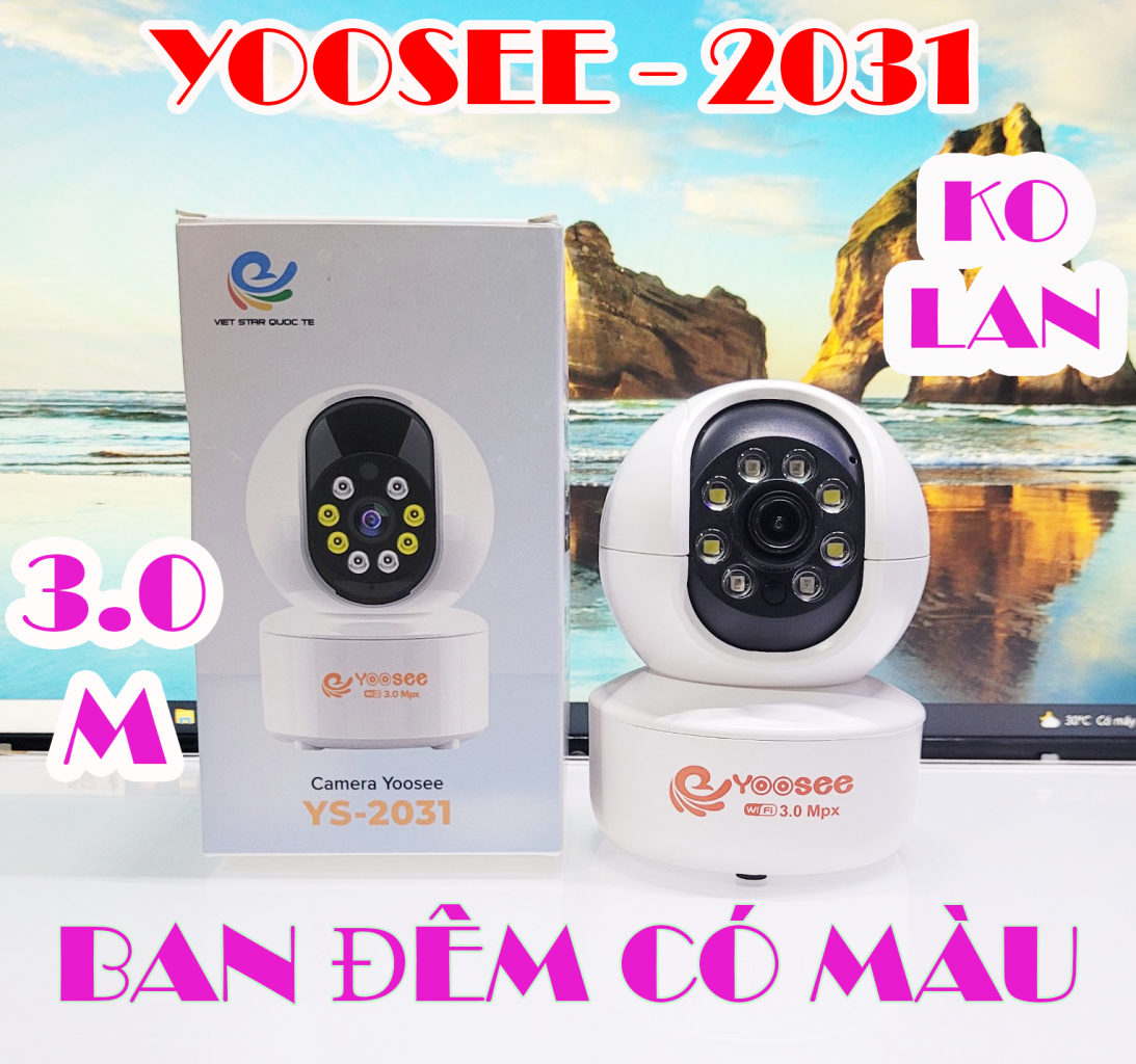 Camera YooSee 2 mắt - Siêu nét - Xem đêm có màu G36 - MixASale