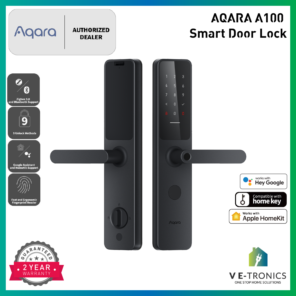 Aqara A100 Smart Door Lock Zigbee Bluetooth Compatible with Aqara Home ...
