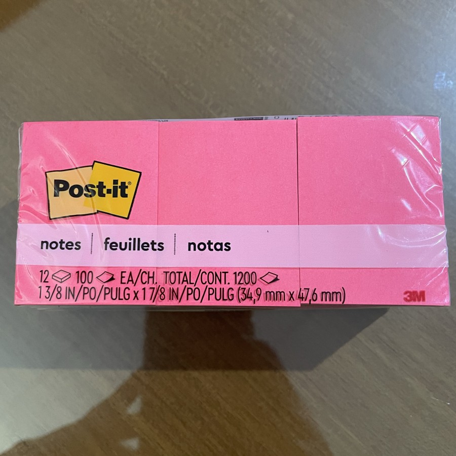 Post it 653 AN isi 12 pad warna warni original 3M | Lazada Indonesia