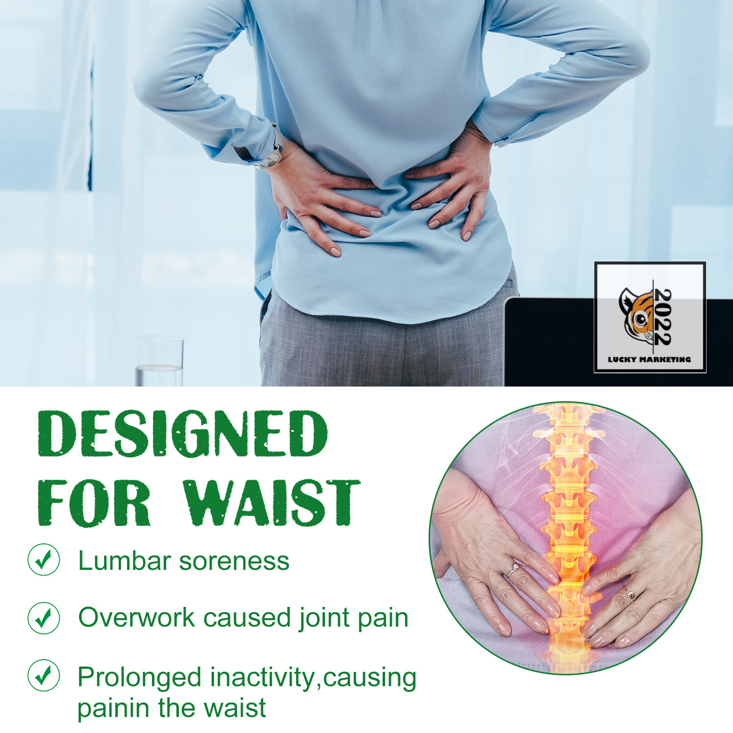 💯 ORIGINAL & EFFECTIVE ! Pain Reliever Plaster Lumbar (Back) Pain ...