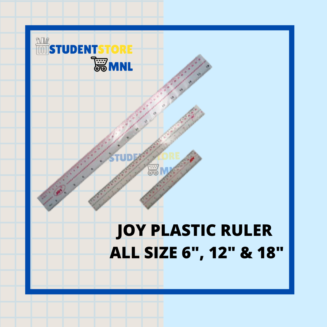 Joy Ruler Flexible Sizes (6", 12'', 18") | Lazada PH
