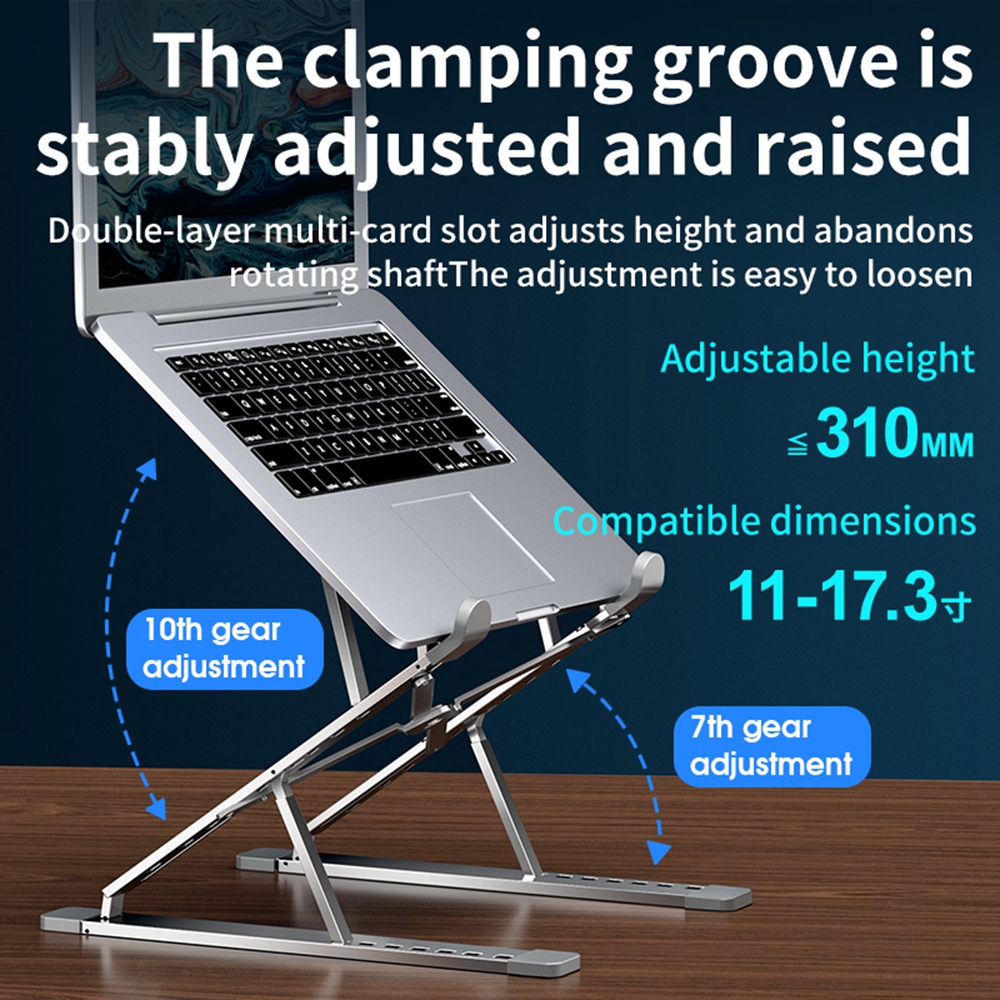 MAICON N8 Aluminum Alloy Laptop Stand Liftable Double-layer Multi-angle ...