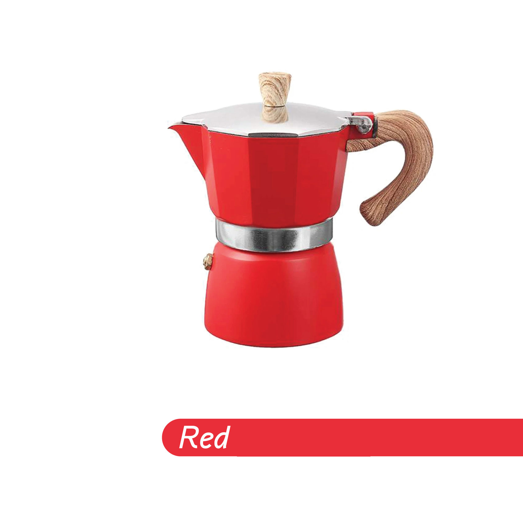 Premium 3 6 Cups Aluminum Italian Moka Pot Espresso Coffee Maker Pot Stovetop Cafetera