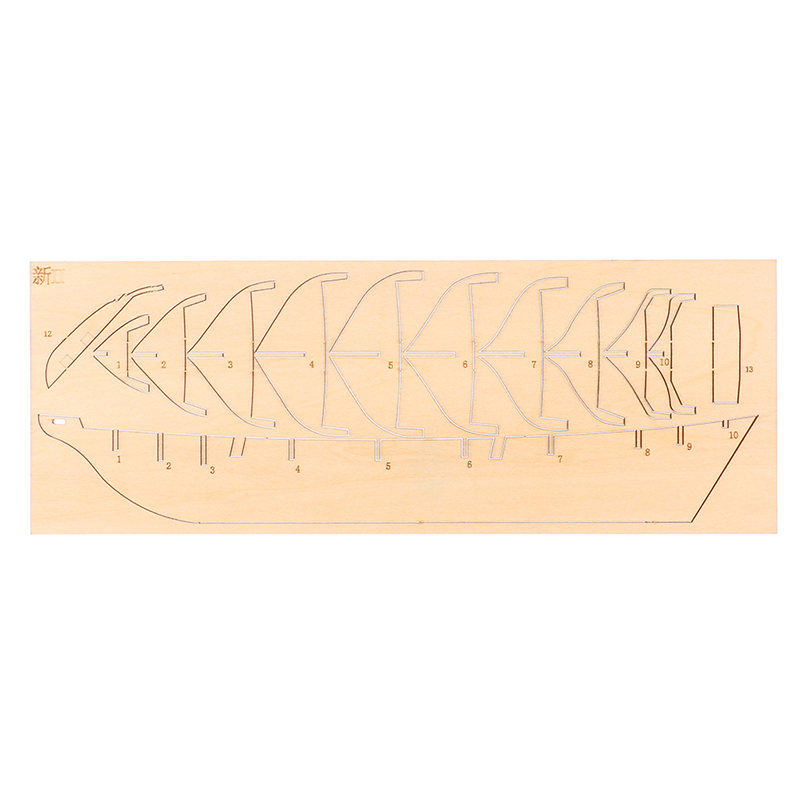 1:70 New Port Wooden Sailing Boat Model DIY Kit Ship Assembly ...
