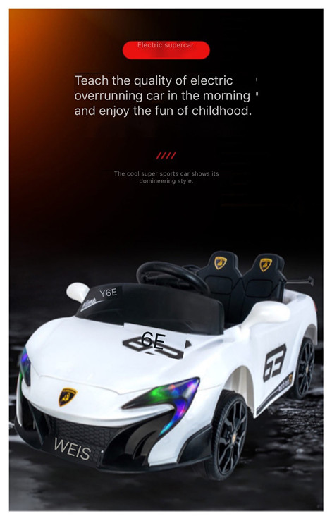 Children's fun children's electric car for boys four-wheel can sit ...