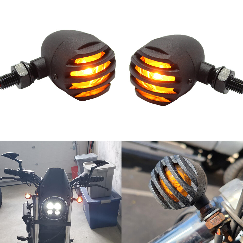 Bike Motorcycle Turn Signal Light Blinker Indicator 2pcs | Daraz.lk