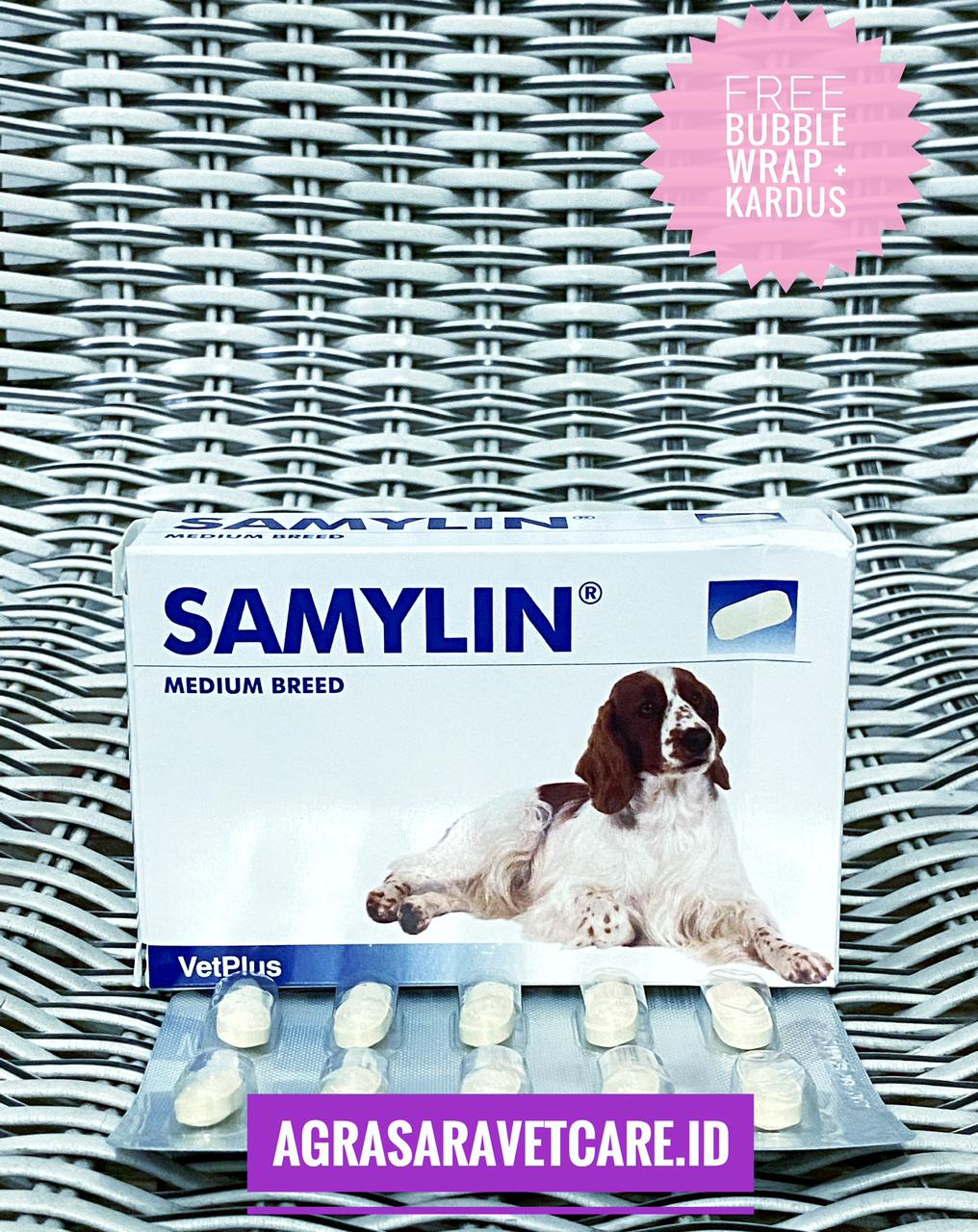 SAMYLIN MEDIUM BREED FOR DOGS VETPLUS 1 TABLET | Lazada Indonesia