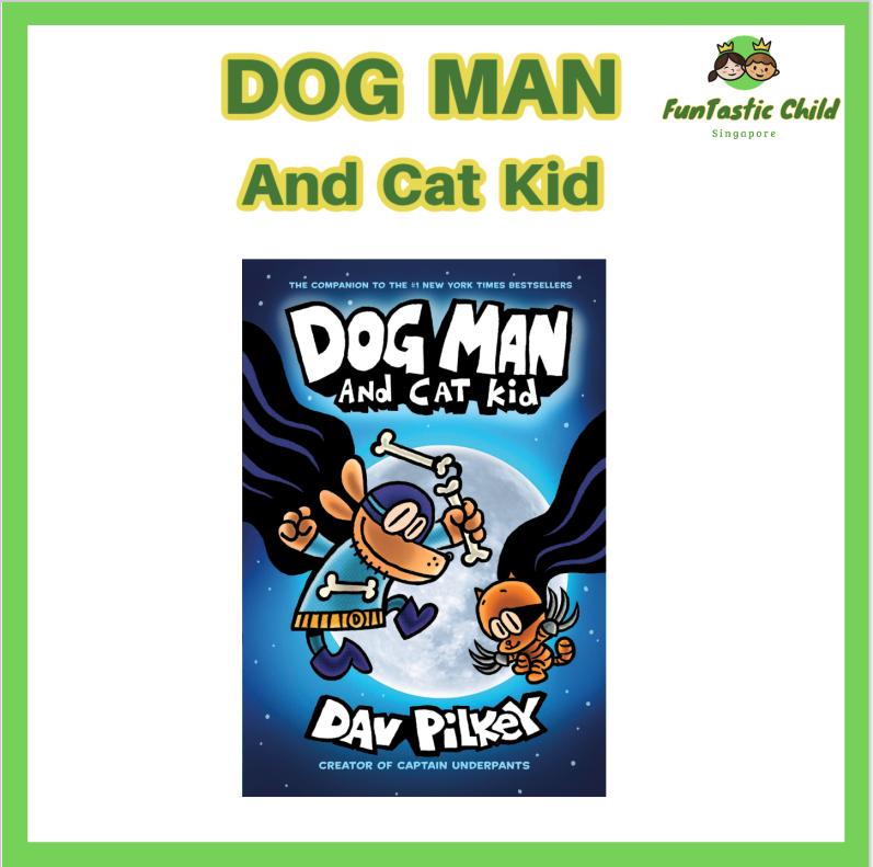 FunTastic Child DOG MAN And Cat Kid Comics Books for Children DOG MAN ...