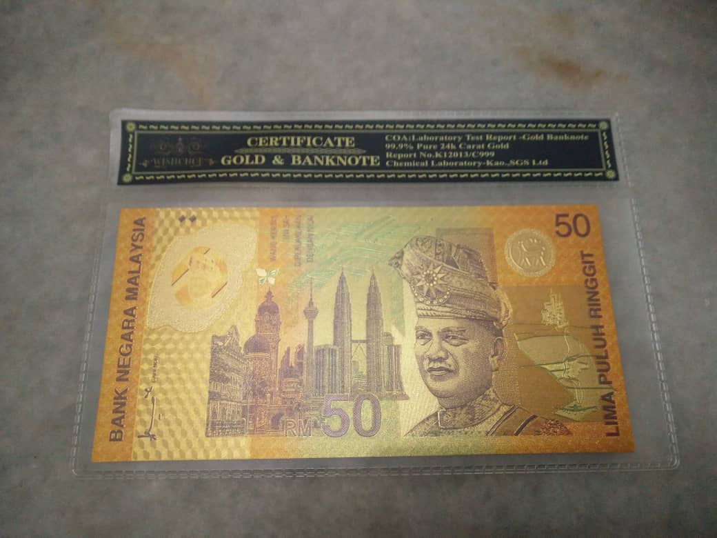 Sukom 1998 KL XVI Games Banknote Gold Collection | Lazada