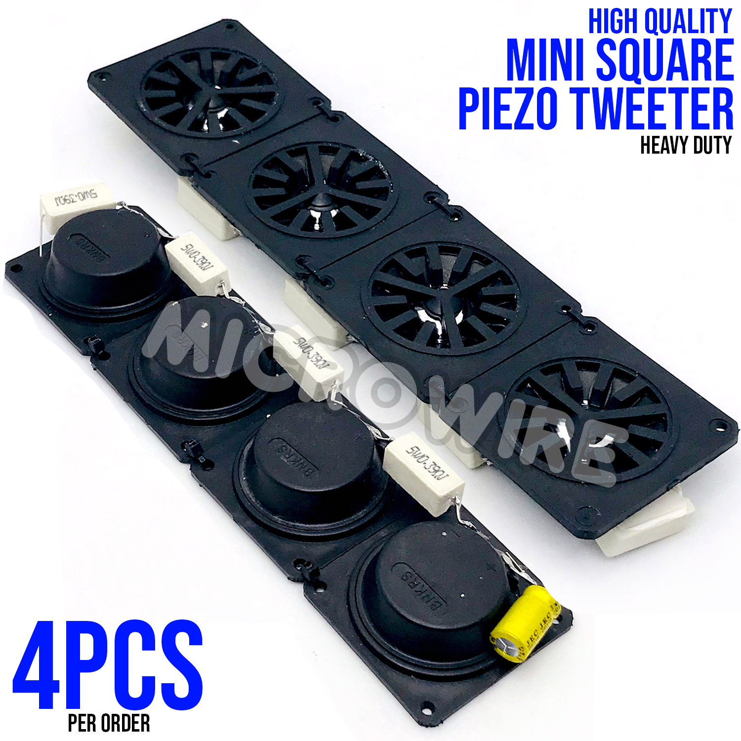 High Quality 4PCS Mini Square Piezo Tweeter Heavy Duty | Lazada PH