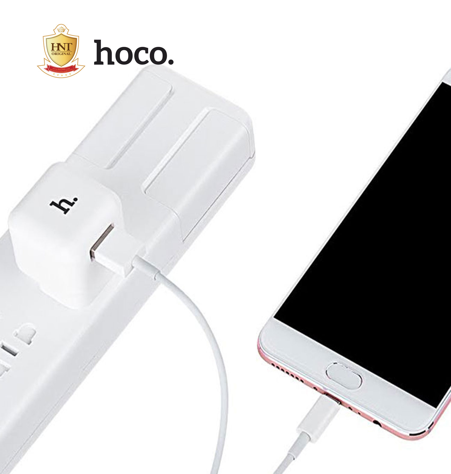 Hoco รุ่น UH101 Charger Set Micro และ Lightning (แบบเลือก) ปลั๊กชาร์จ ...