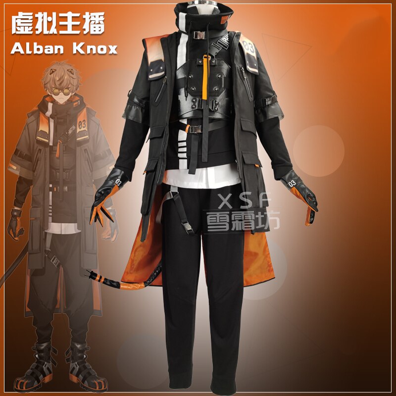 COWOWO Anime! Vtuber NIJISANJI Nocytx Alban Knox Game Suit Gorgeous ...