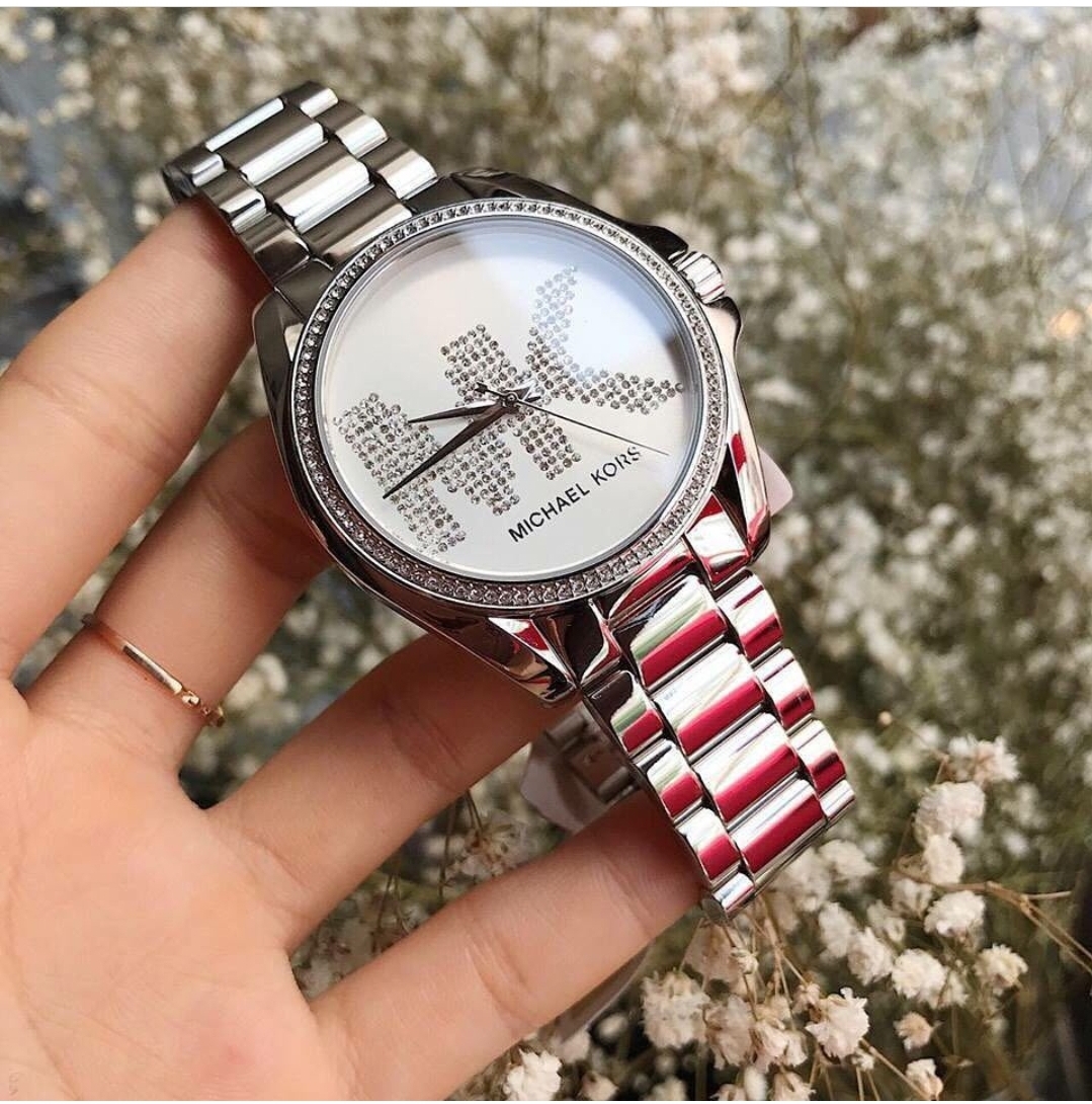 Guaranteed Original Michael Kors Bradshaw Pave Crystal Bezel with MK ...