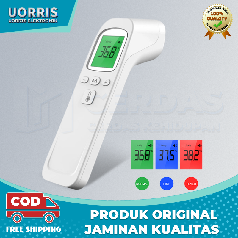 Termometer Infrared Gun Non Contact Digital Suhu Badan Tubuh ...