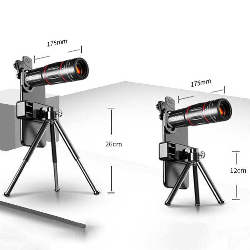 28 X 4K HD Mobile Phone Camera Lens Telescope Zoom Macro Lens for ...