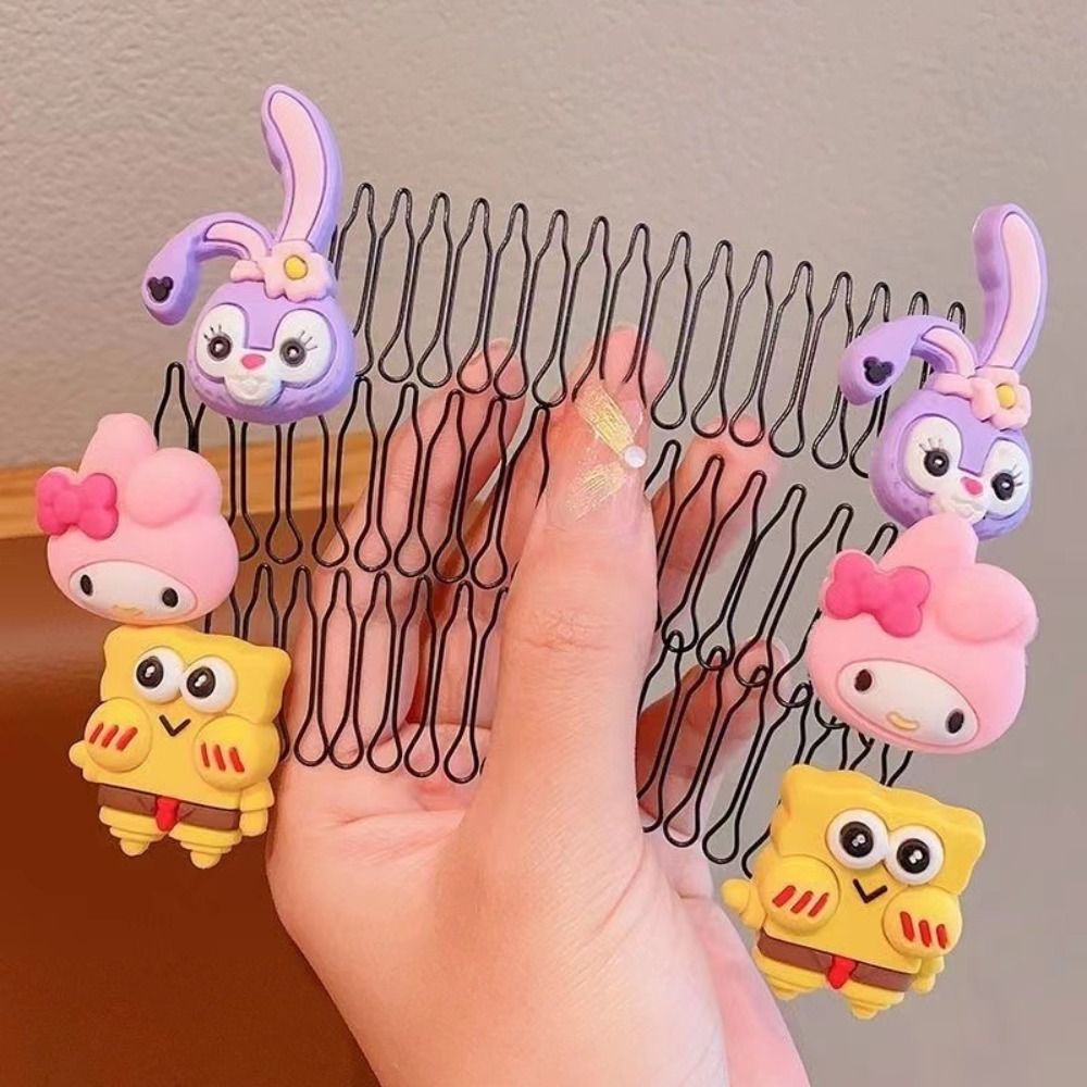 Fashion Kuromi U Shape Hair Styling Comb Melody SpongeBob Hair ...