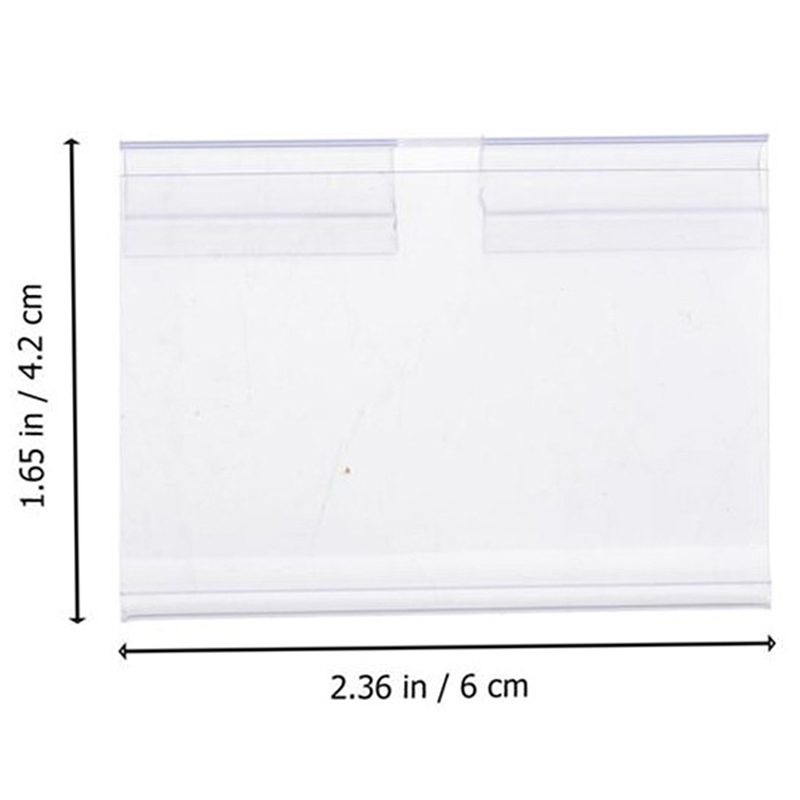 10PCS Plastic Sign Label Holder Wire Shelf Retail Price Tag Label ...