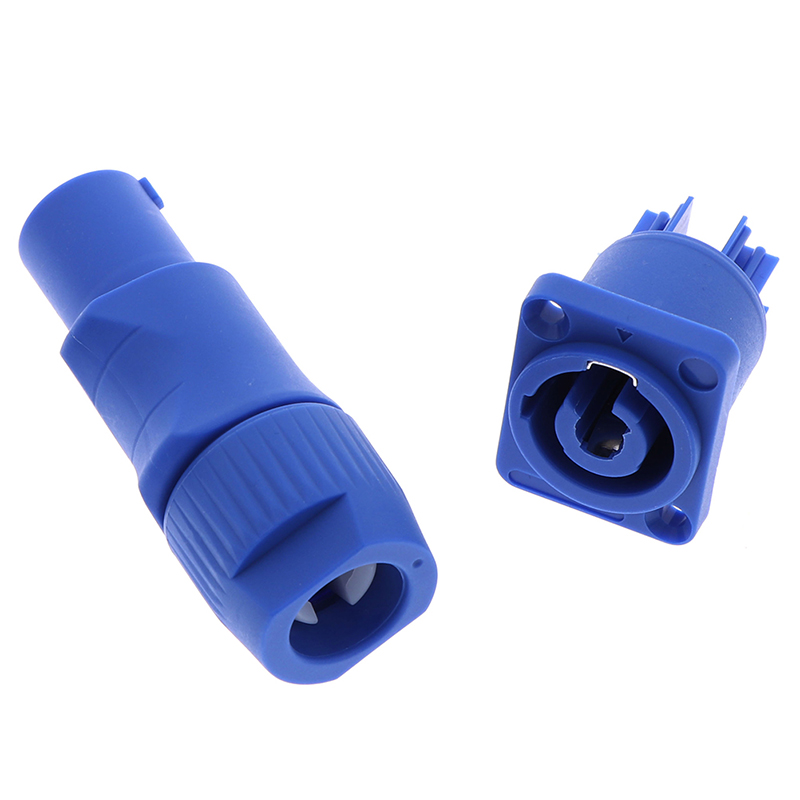 2Pcs/set PowerCON Audio 3P Type A NAC3FCA+NAC3MPA-1 Chassis Plug Panel ...