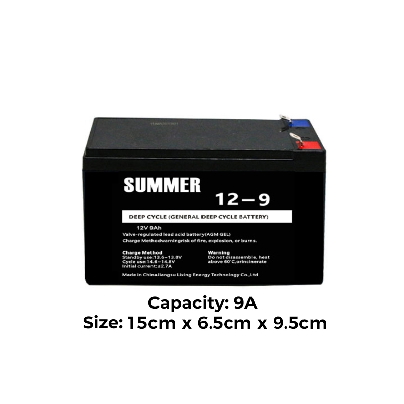 12V 9Ah Rechargeable UPS Battery 12V 7Ah Deep Cycle Lead Acid Battery ...