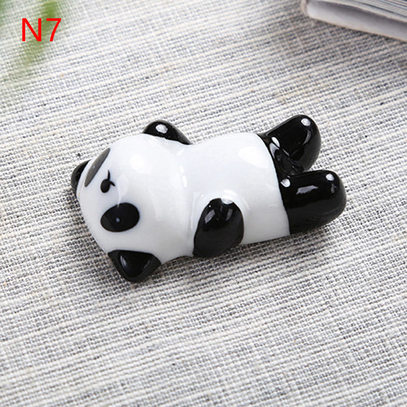 Cute Cartoon Panda Ceramic Chopsticks Holder Stand Practical Fashion ...