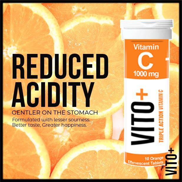VITO Vitamin 1000mg 1 Tube 10 Tabs | Lazada Singapore