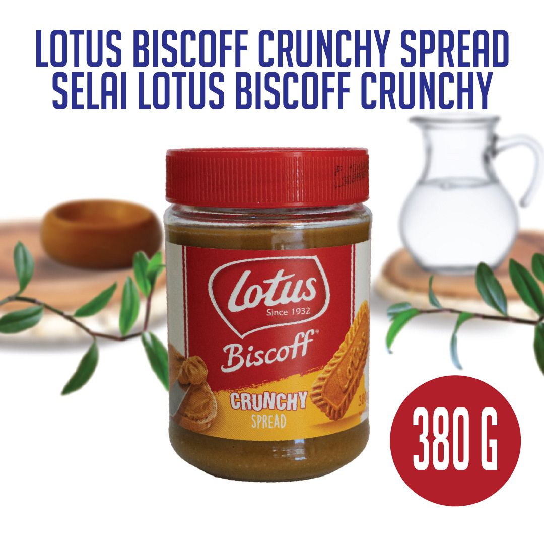Lotus Biscoff Crunchy Spread 380gr - Selai Lotus | Lazada Indonesia