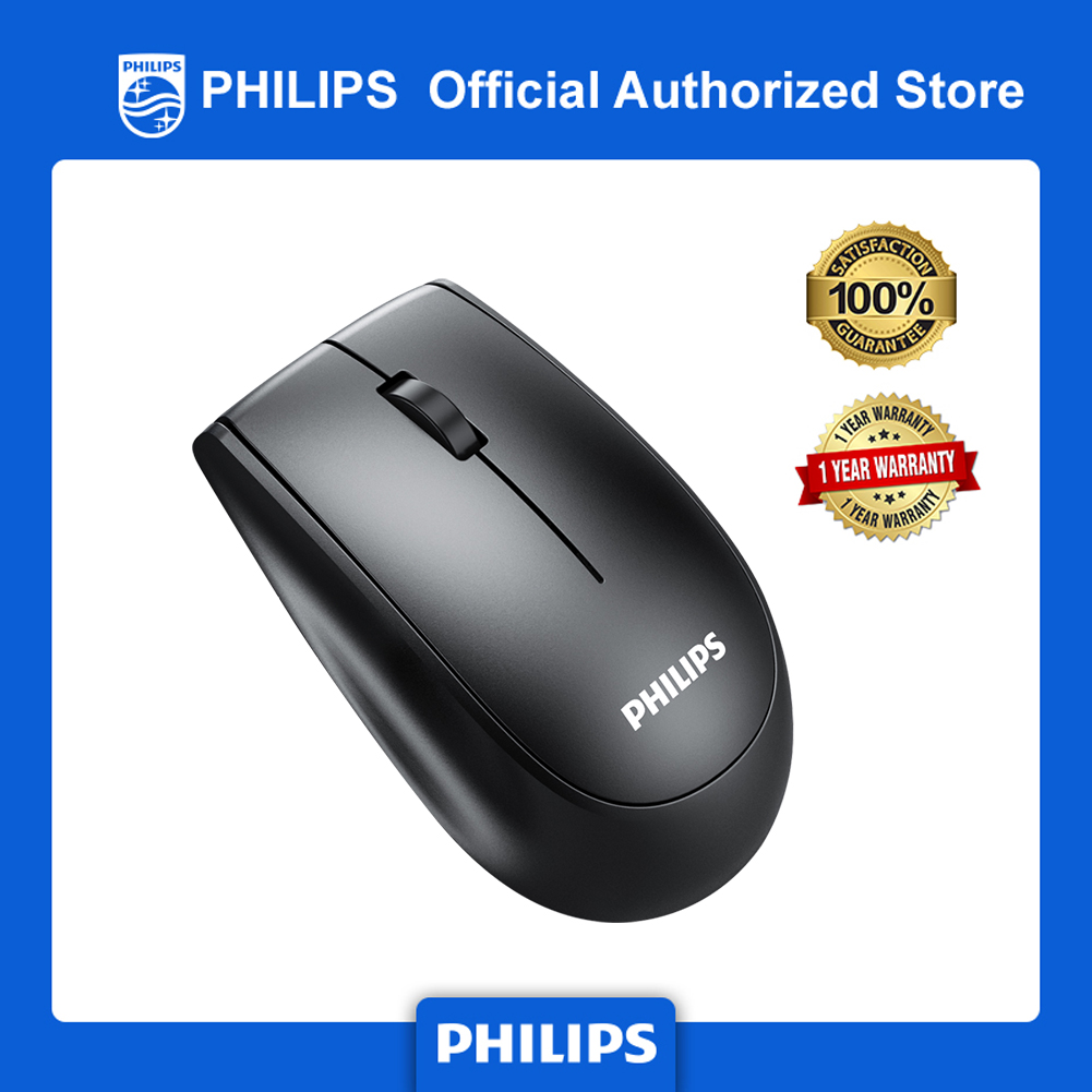 Philips SPK7317 Wireless Mouse Noiseless and Ergonomic Design For ...