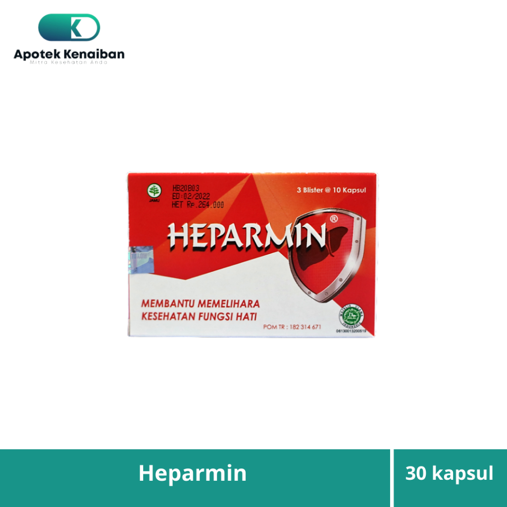 HEPARMIN KAPSUL MEMBANTU PROSES PENYEMBUHAN GANGGUAN HATI ISI 30 ...