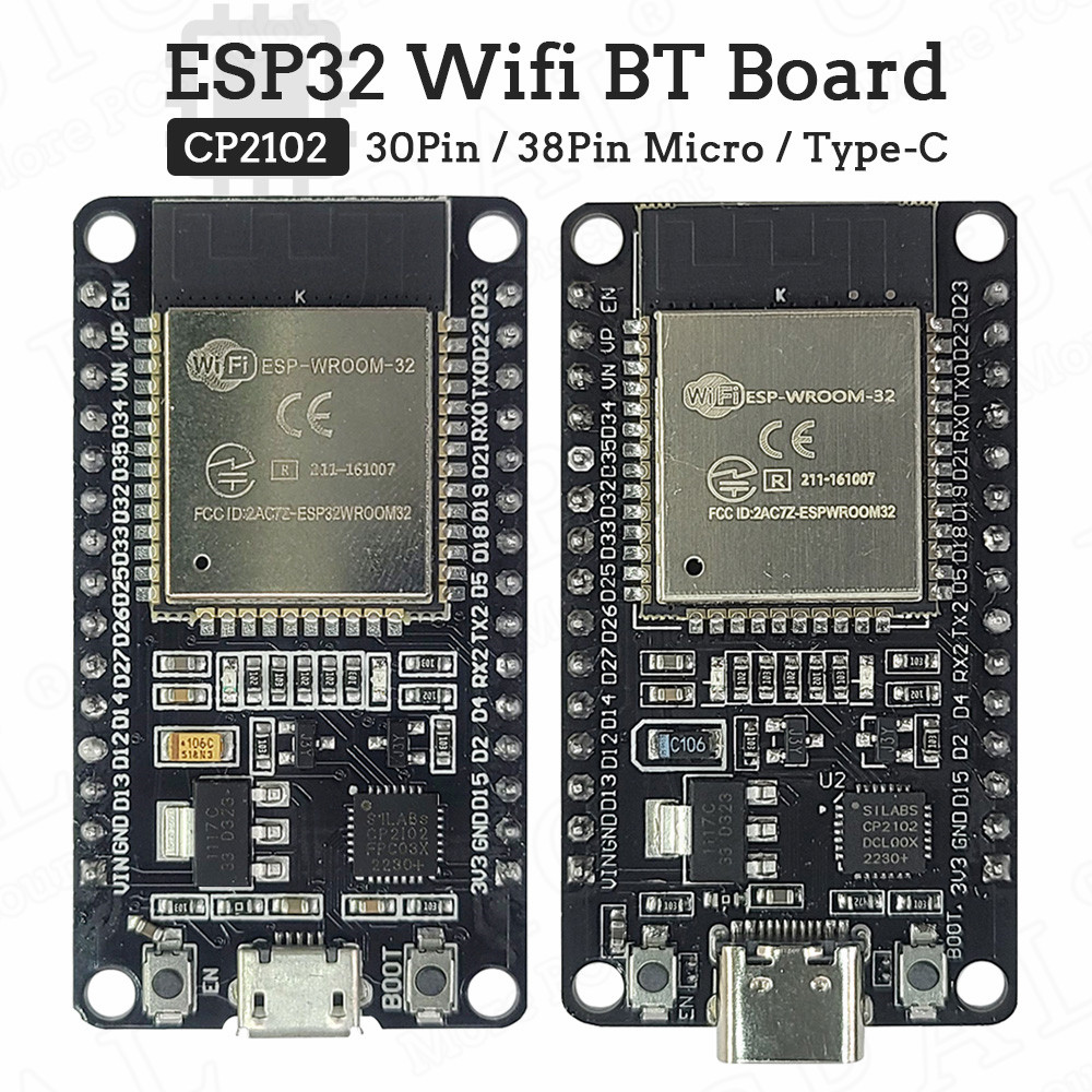 ESP32 Development Board 2.4G Module 30Pin 38Pin CP2102 Type-C Ultra-Low ...