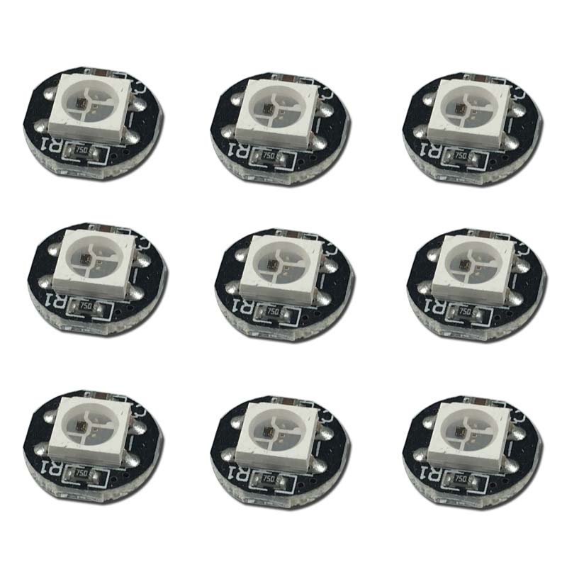 【GlobalTrendz】100PCS WS2812B LED led pixel module with mini board DC 5V ...